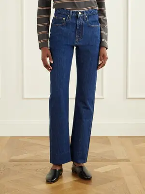 JIL SANDER Mid-rise Straight-leg Jeans - Blue