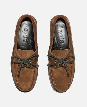 AeydĒ Harris Cow Suede Leather Tobacco