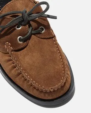 AeydĒ Harris Cow Suede Leather Tobacco