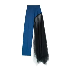 ÚCHÈ Black Widow Denim Pants