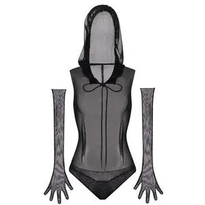 ÚCHÈ Hoodie Bodysuit & Gloves