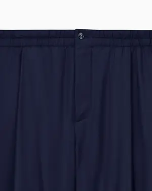 Giorgio Armani Trousers Regular Fit In Lightweight Cashmere Twill