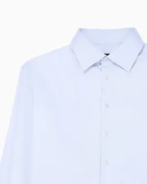 Giorgio Armani Regular-fit Shirt In Cotton Twill