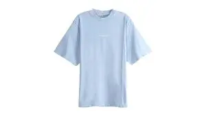 Alexander Wang Logo Print Short Sleeve Tee Shirt - Tan