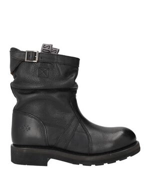 O.X.S. O. X.s. Ankle Boots Size Leather - Black