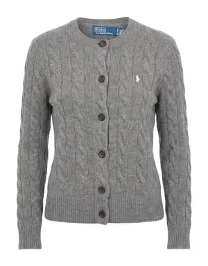 Polo Ralph Lauren Wool And Cashmere Cardigan - Grey