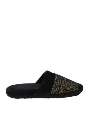 Versace House Slipper Size Viscose, Polyester - Black