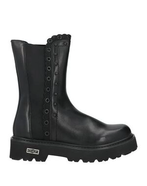 CULT Ankle Boots Size Leather, Textile Fibers - Black