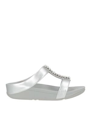 Fitflop Sandals Size Synthetic Material - Silver