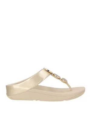 Fitflop Thong Sandal Platinum Size Synthetic Material