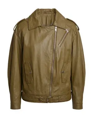 STREET LEATHERS Jacket Size Leather - Green