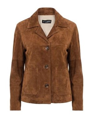 STREET LEATHERS Jacket Camel Size Leather - Beige