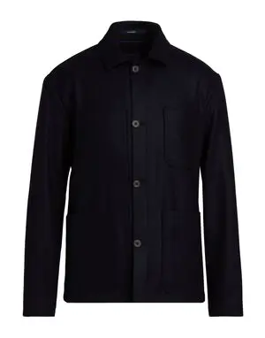 DRUMOHR Jacket Charcoal Size Virgin Wool - Blue