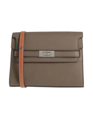 Tory Burch Leather Cross Body Bag - Grey