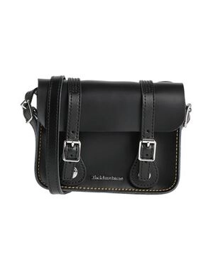 Dr. Martens 7" Leather Satchel Kiev" Cross-body Bag Cow Leather - Black