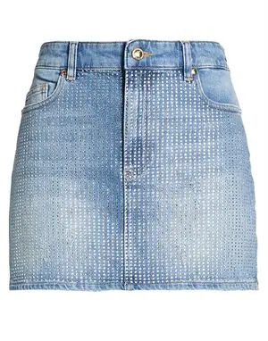 Just Cavalli Denim Skirt Size Cotton, Elastane