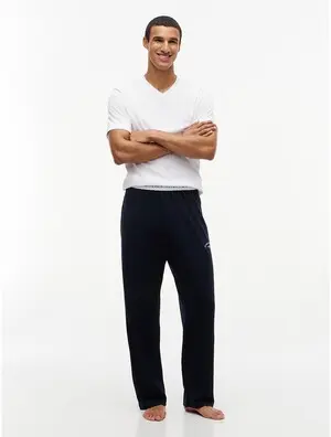 Tommy Hilfiger Hilfiger Logo Pique Sleep Pant - Navy