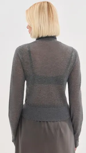 LE BOP Palmer Turtleneck Pullover - Thunderstom Grey
