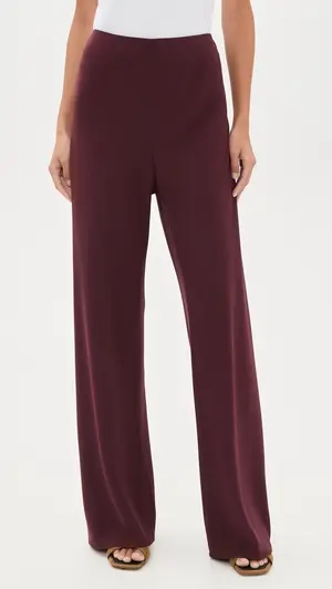 Vince Colette High Waist Crepe Bias Pants