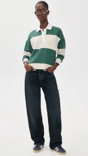 Z Supply Study Break Polo Sweatshirt