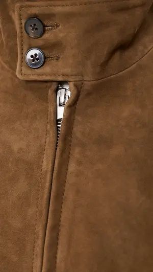 AGOLDE Blair Goatskin Suede Jacket