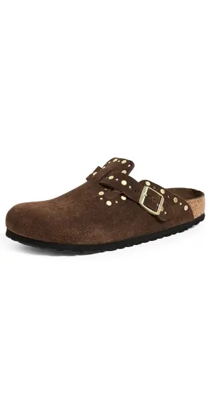 BIRKENSTOCK Boston Rivets Tonal Clogs - Carafe