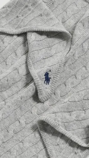 Polo Ralph Lauren Cable Triangle Scarf