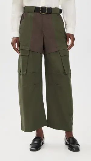Sea Tristan Solid Color Block Pants