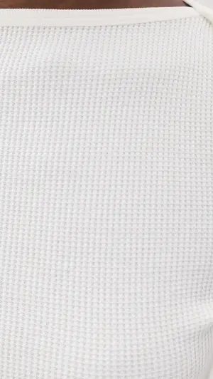 Citizens Of Humanity Long Sleeve Baby Waffle Tee - Pashmina