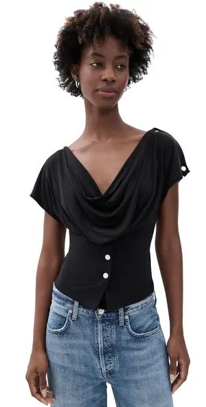 With Jéan Sienna Top - Black