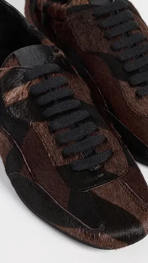 Simkhai Georgie Elasticized Fur Sneakers