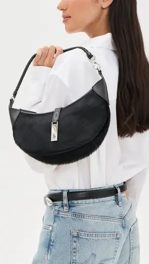 Polo Ralph Lauren Id Mini Haircalf Shoulder Bag