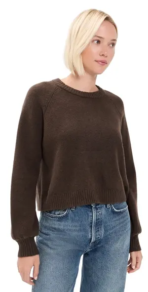Z Supply Coming Up Sweater - Dark Chocolate