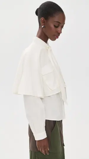 Sea Tristan Solid Cape Top