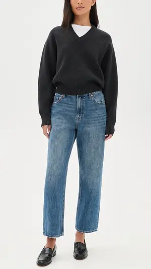 Z Supply Time Off Duty Bowed Ankle Jeans