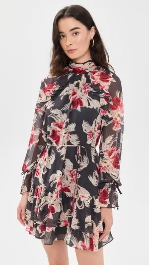 Cinq À Sept Wilted Poppy Sylviane Dress