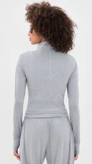 Free People Tempo Half Zip Tee