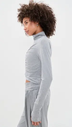 Free People Tempo Half Zip Tee