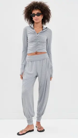 Free People Tempo Half Zip Tee