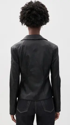 Joe's Jeans The Fitted Faux Leather Blazer