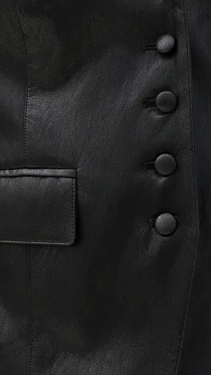 Joe's Jeans The Fitted Faux Leather Blazer
