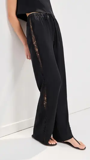 LE BOP Lauren Satin Pants