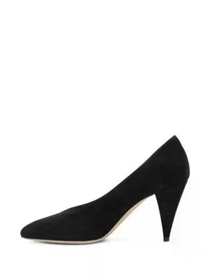 Casadei Suede Pointed-toe Pumps