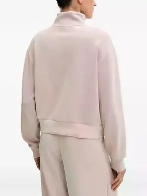 Guess Logo-plaque Zip-up Sweatshirt