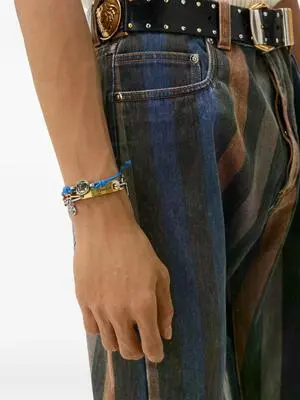 Versace Medusa Leather Bracelet