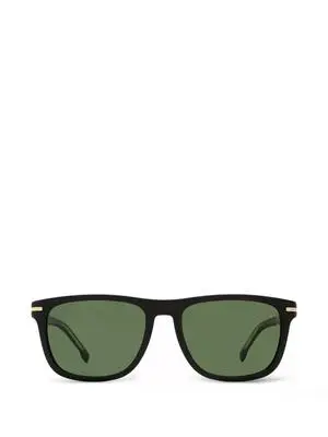 BOSS 1626/s Rectangular-frame Sunglasses - Black