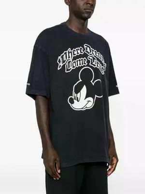 Adidas X Disney Mickey Mouse Graphic-print T-shirt - Black