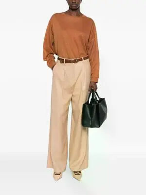 Maison123 Pleated Wide-leg Trousers