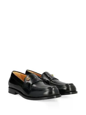 Versace Manu Leather Loafers