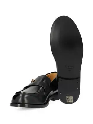 Versace Manu Leather Loafers